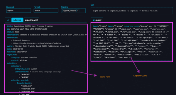How to use Logpoint pySigma Backend for threat detection